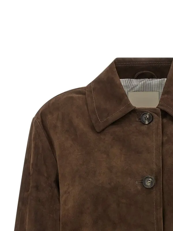 Max Mara Smmcharme Suede Jacket