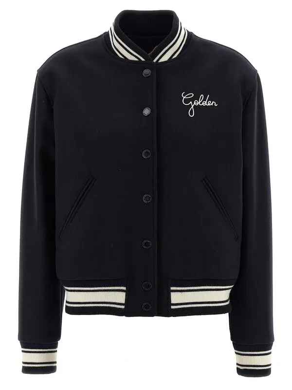 GOLDEN GOOSE Dirce Bomber Jacket - Blue