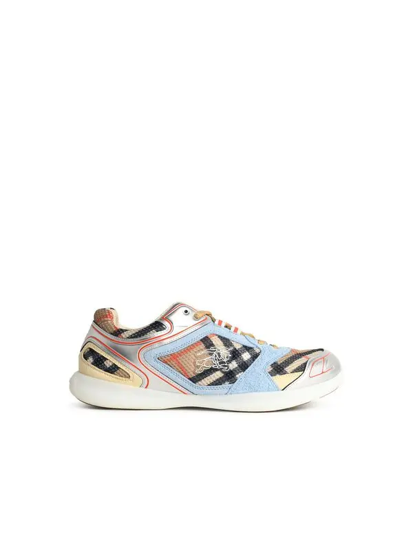 Burberry Leather Blend Sneakers - Multicolor