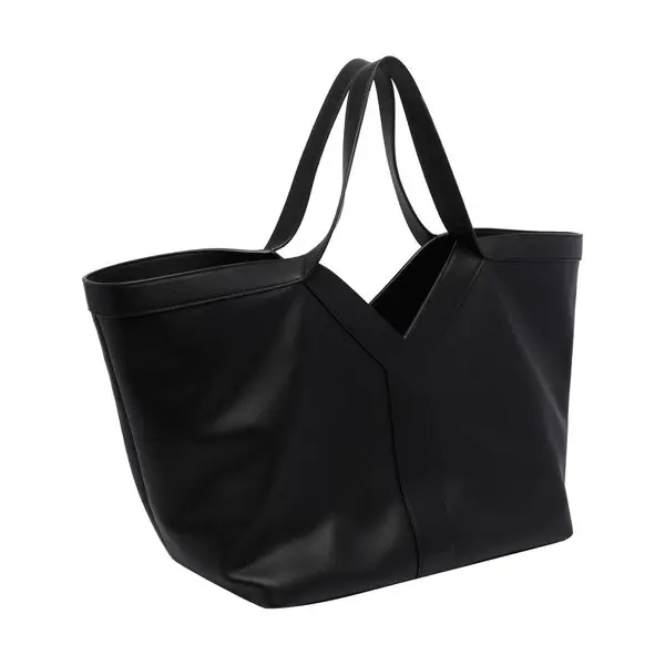 Saint Laurent Leather Y Tote Bag - Black