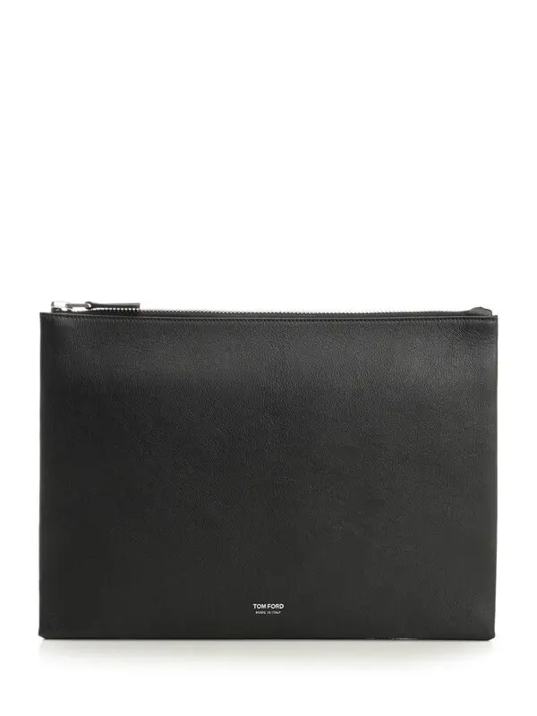 TOM FORD Large Slim Pouch - Black