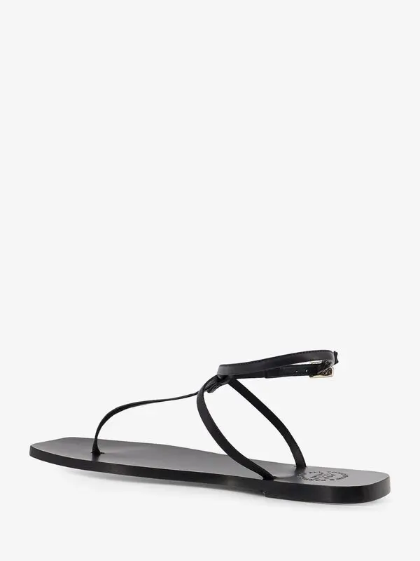 ATP ATELIER Alassio Leather Sandals - Black