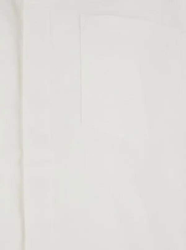 Casablanca White Bowling Shirt With Cuban Collar In Cotton