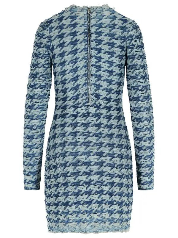 DIESEL® Two-tone Cotton Sheath Dress - Blue