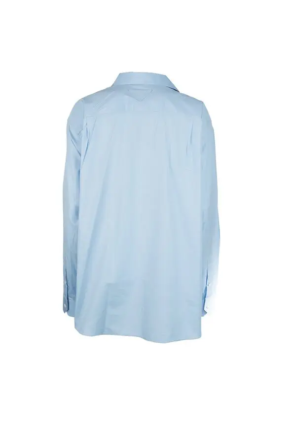 Prada Button-up Shirt With Classic Collar - Multicolor