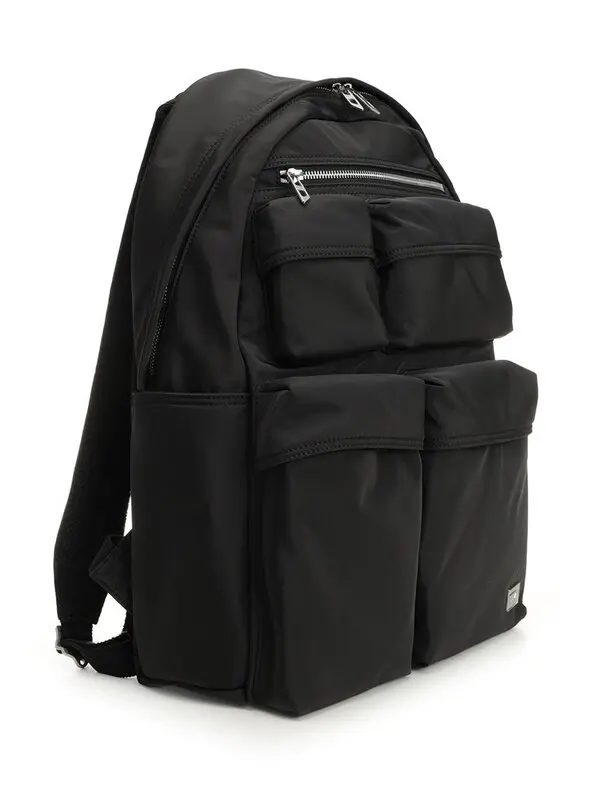 DIESEL® Nylon Backpack With Multiple Compartments