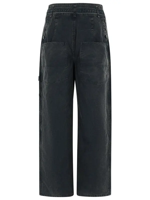 Isabel Marant Étoile Washed Cotton Trousers