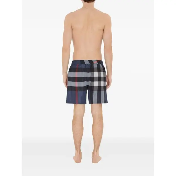Burberry Check Print Swim Shorts