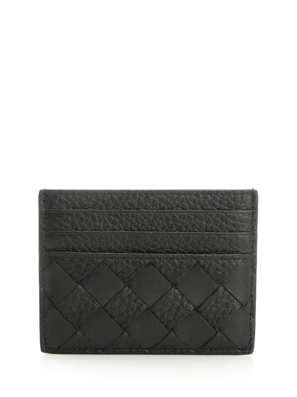 Bottega Veneta Intrecciato Card Holder - Black