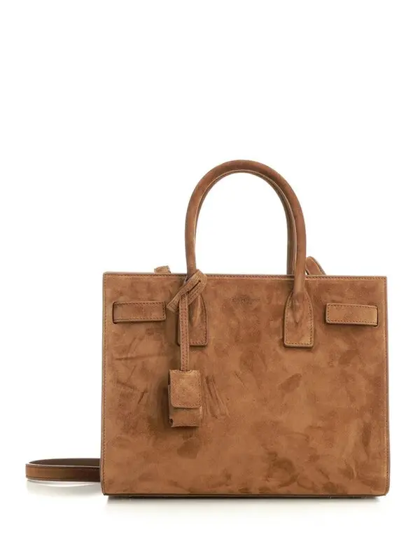 Saint Laurent Baby Sac De Jour Bag - Brown