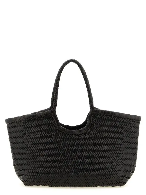 Dragon Diffusion Nantucket Large Woven Shoulder Bag - Brown
