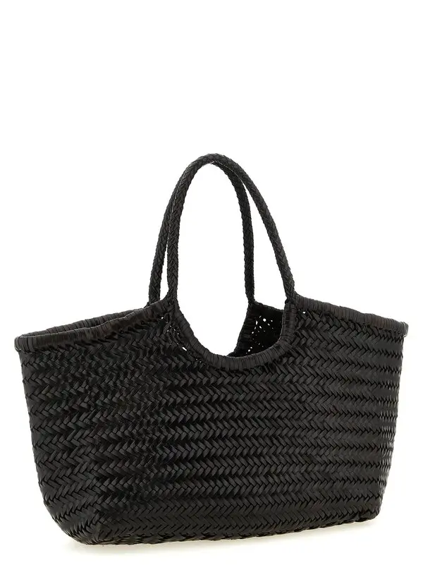 Dragon Diffusion Nantucket Large Woven Shoulder Bag - Brown