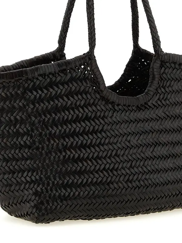 Dragon Diffusion Nantucket Large Woven Shoulder Bag - Brown
