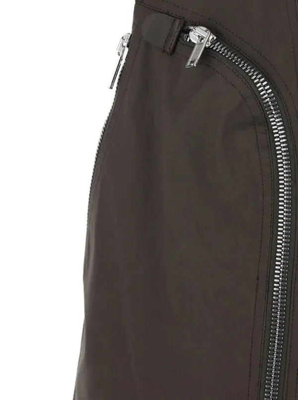 Rick Owens Sleeveless Stretch Cotton Gilet - Multicolor