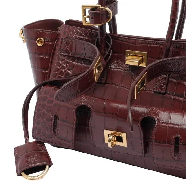 Balenciaga Mini Bel Air Carry All Bag - Red