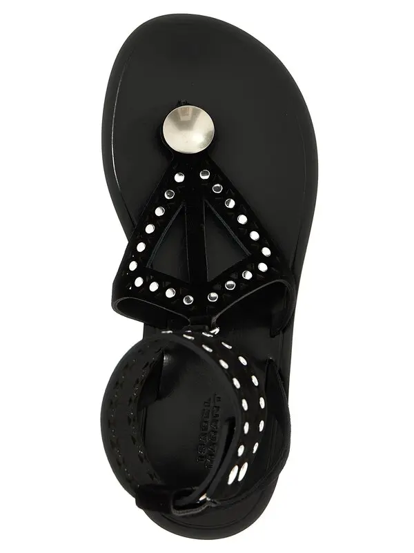 Isabel Marant Étoile Edil Suede Studded Cut-out Sandals