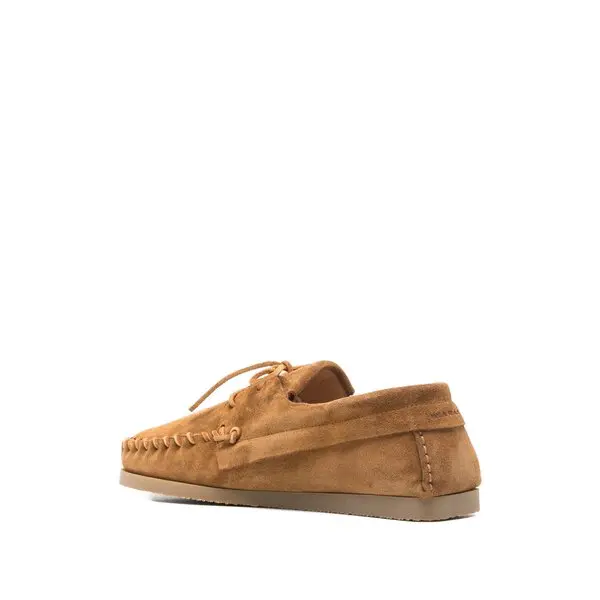 Isabel Marant Étoile Cognac Suede Boat Shoes