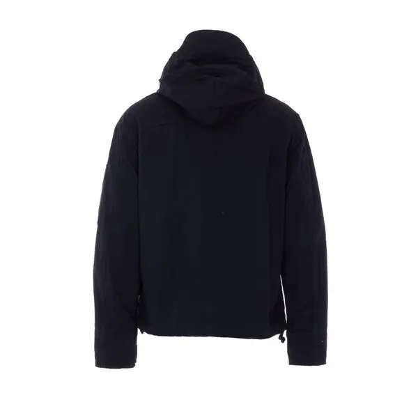 C.P. COMPANY Hooded Twill Jacket - Black