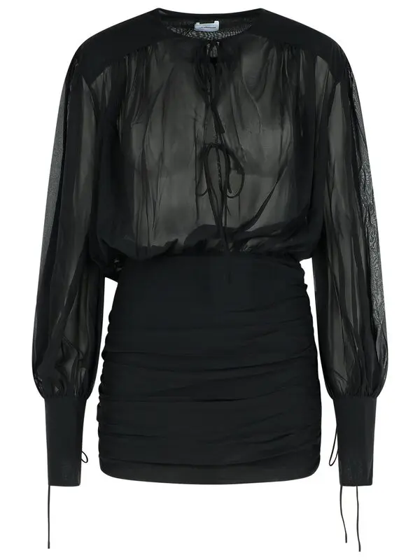 Andamane Yulia Silk Mini Dress
