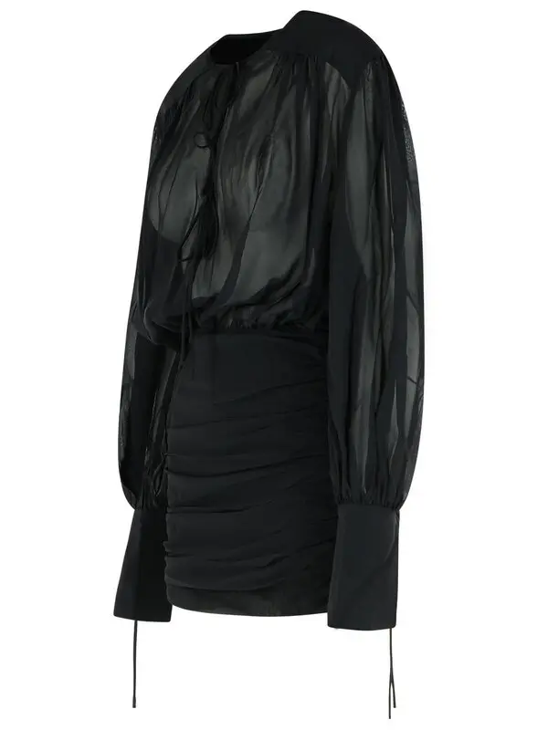 Andamane Yulia Silk Mini Dress