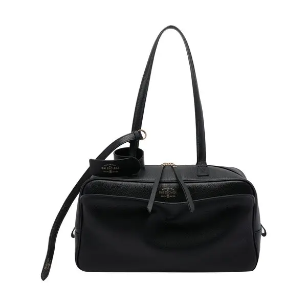 Balenciaga Medium Carrie Bowling Bag - Black