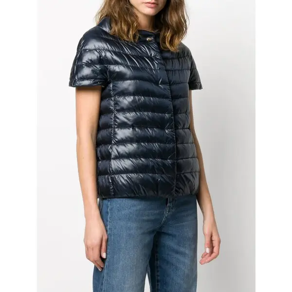 Herno Short Sleeved Down Jacket - Blue