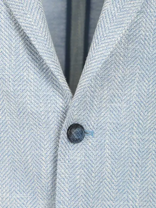 Tagliatore Montecarlo Blazer Herringbone - Blue