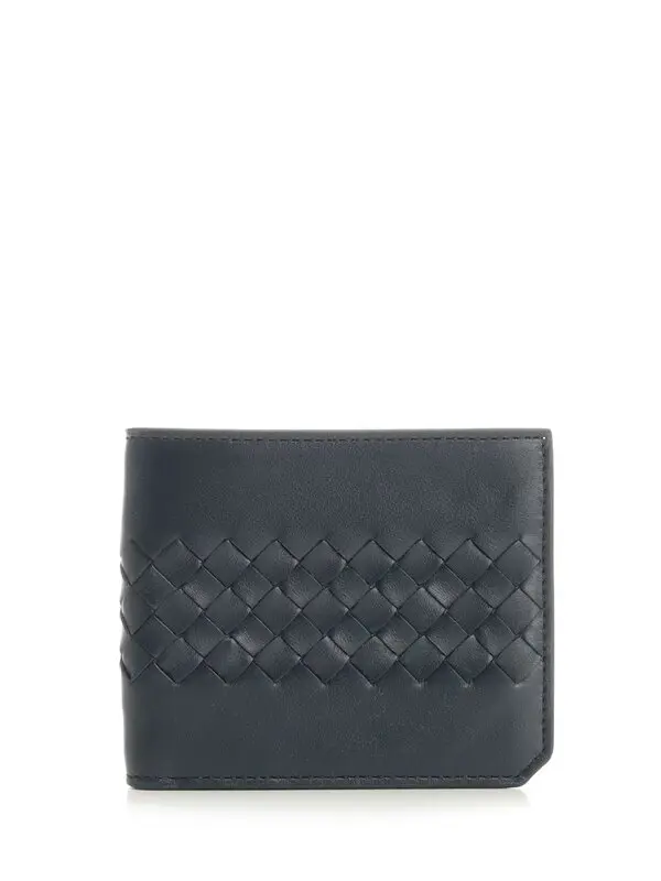 Bottega Veneta Intrecciato Small Wallet - Blue