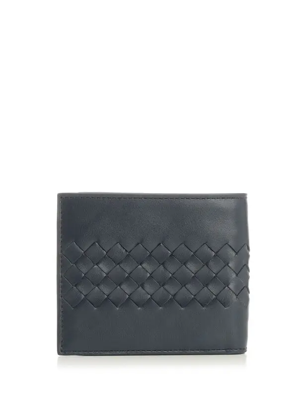 Bottega Veneta Intrecciato Small Wallet - Blue