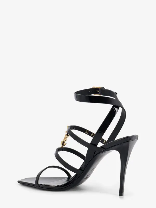 Saint Laurent Cassandre Patent Leather Sandals - Multicolor