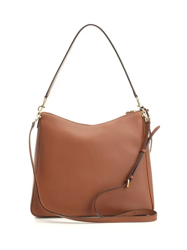 Balenciaga Rodeo Medium Hobo Bag In Smooth Calfskin - Brown
