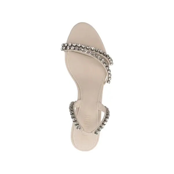Paris Texas Embellished Stiletto Heel Slingback Sandals