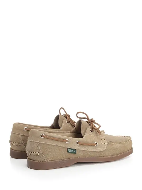 Paraboot Barth Suede Loafers - Cream