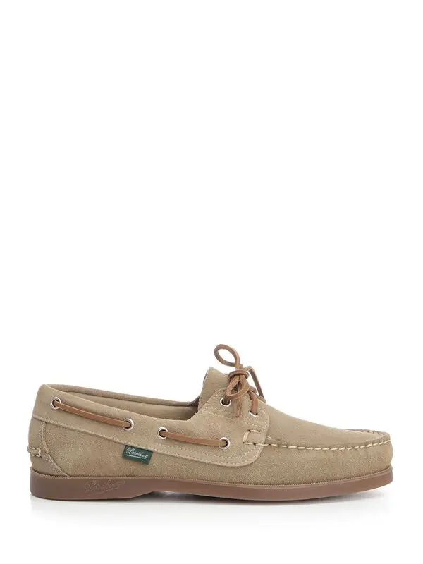Paraboot Barth Suede Loafers - Cream