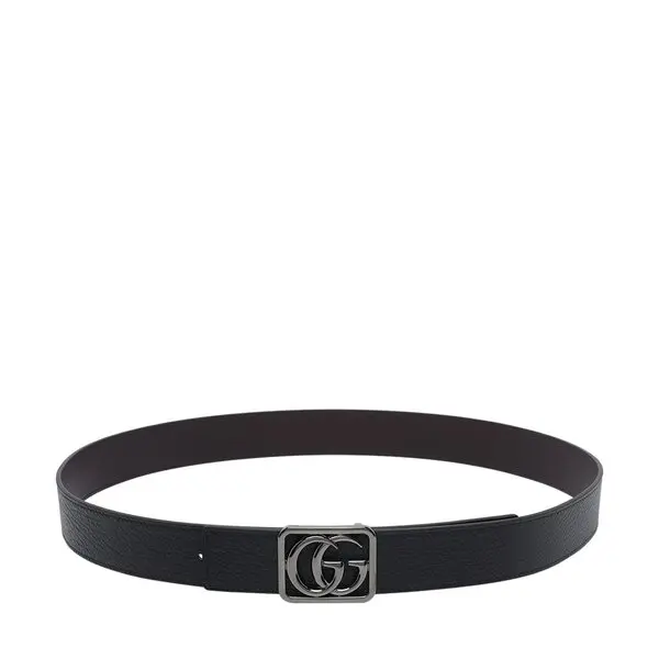 Gucci Gg Marmont Reversible Belt - Black