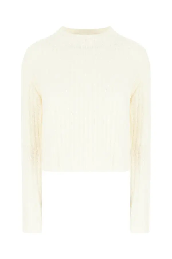 Max Mara Cropped Ribbed Knitwear