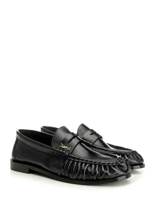 Saint Laurent Le Loafer Moccasins - Black