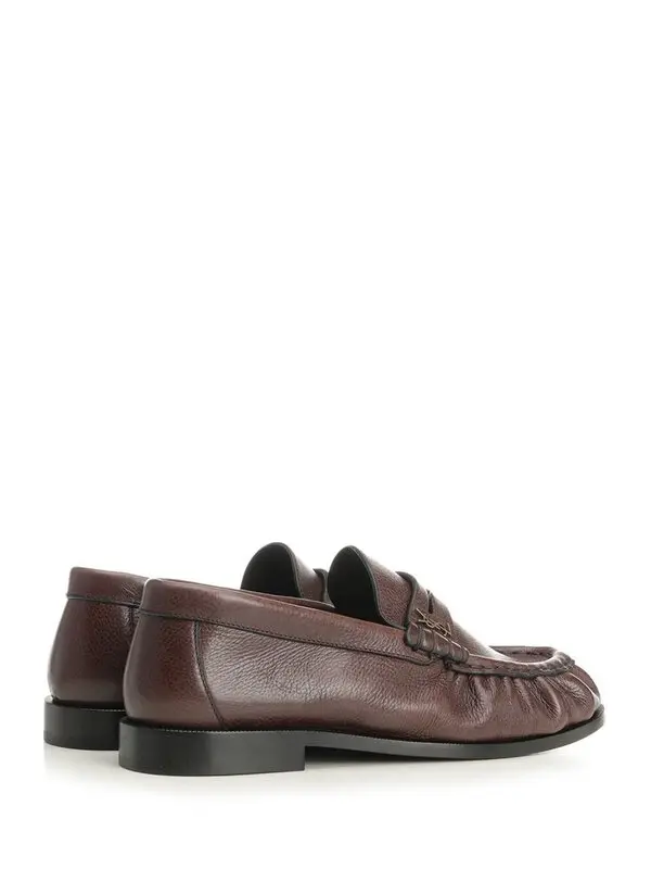Saint Laurent Le Loafer Moccasins - Brown
