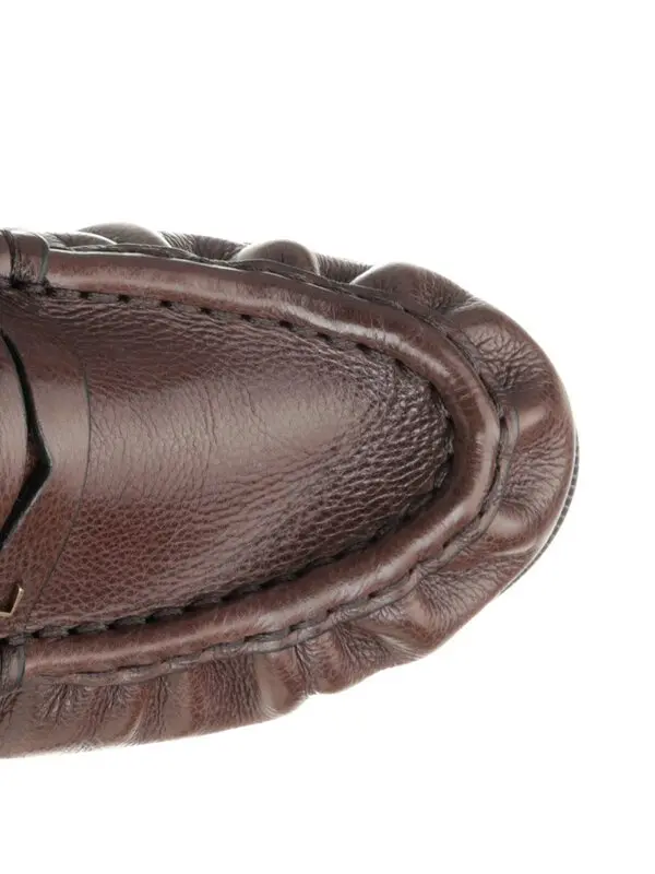 Saint Laurent Le Loafer Moccasins - Brown