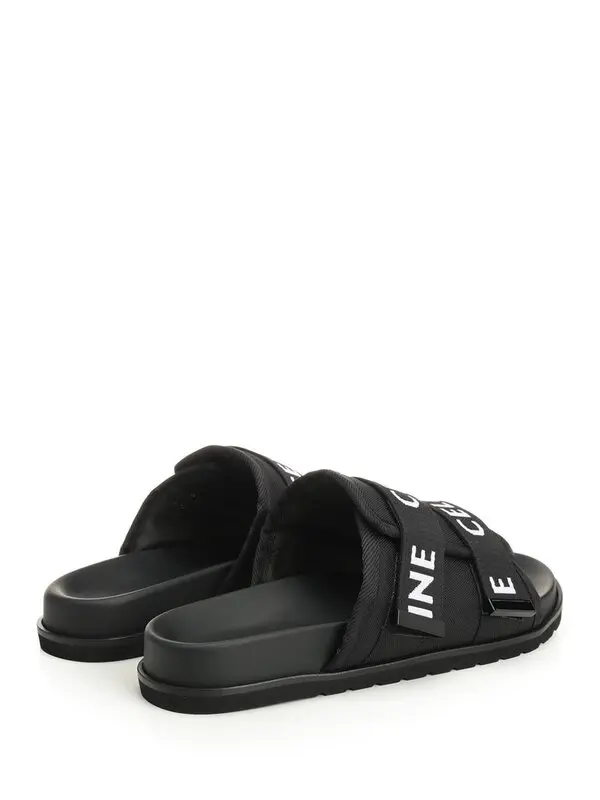Celine Pitea Strap Sandals - Black