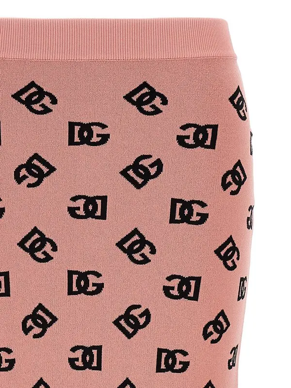 Dolce & Gabbana Dg Jacquard Sheath Skirt