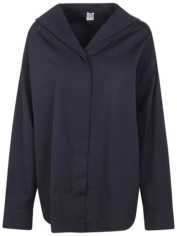 TOTEME Popeline Shirt - Black