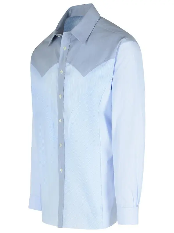 MAISON MARGIELA Light Cotton Shirt - Blue