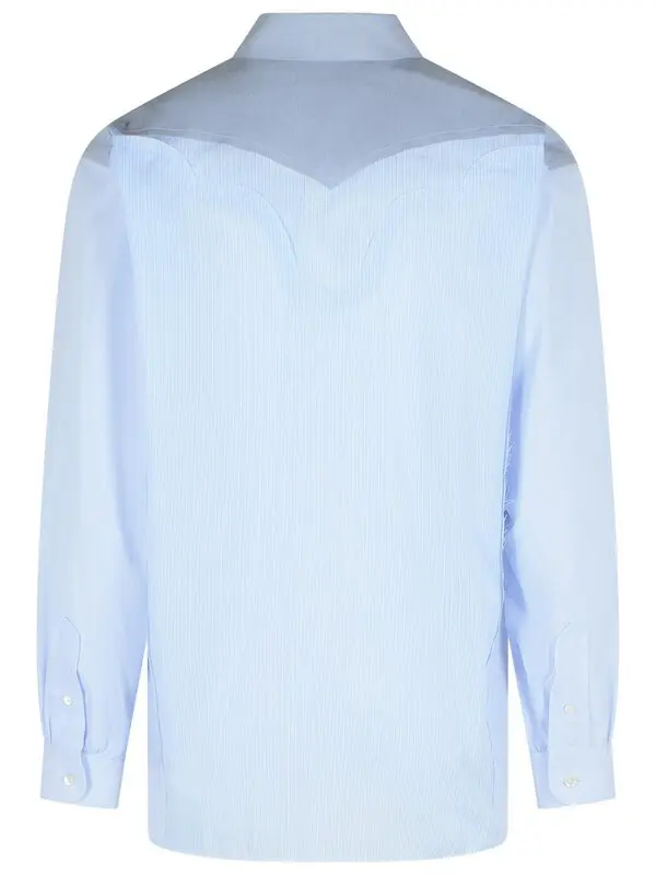 MAISON MARGIELA Light Cotton Shirt - Blue