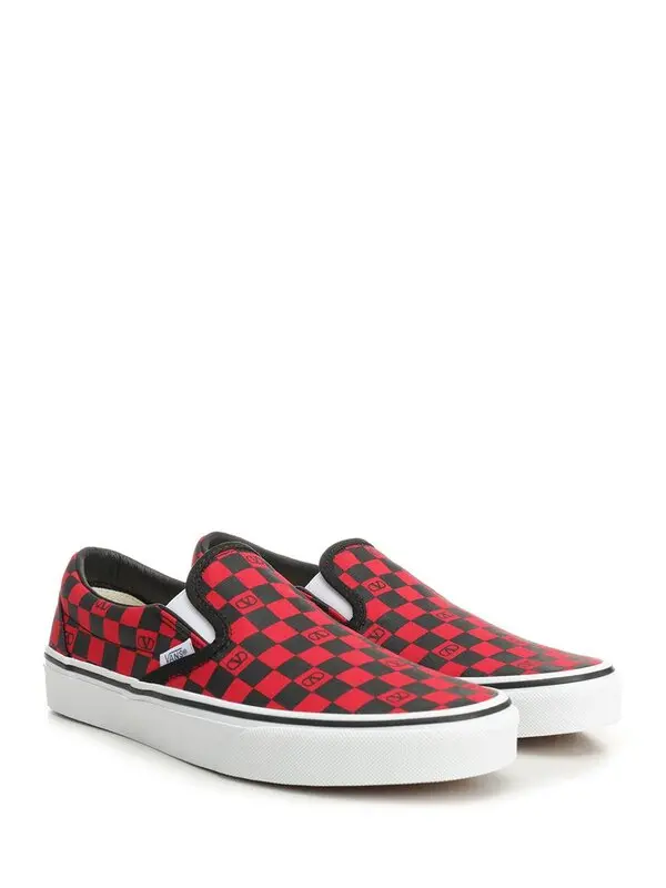 Valentino Garavani X Vans Slip-on Checkerboard Sneakers