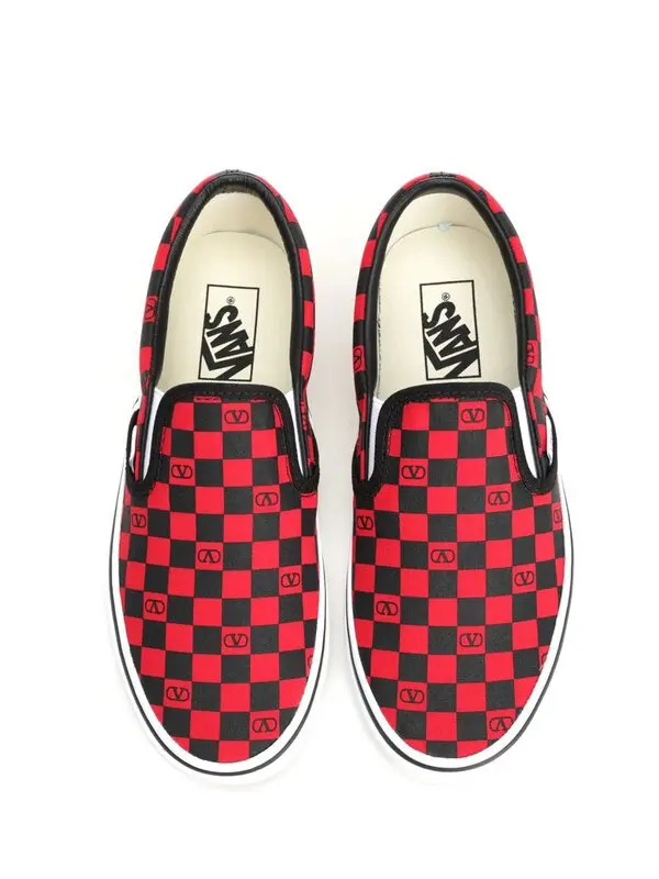 Valentino Garavani X Vans Slip-on Checkerboard Sneakers