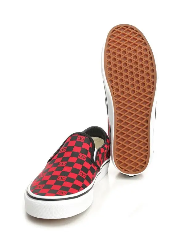 Valentino Garavani X Vans Slip-on Checkerboard Sneakers
