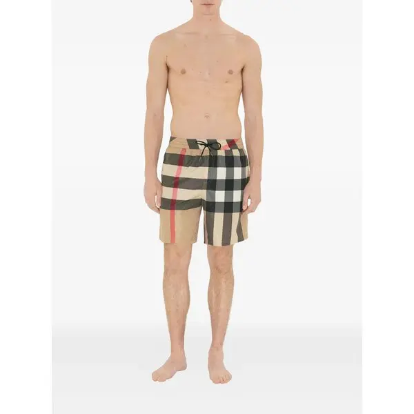 Burberry Checked Swim Shorts
