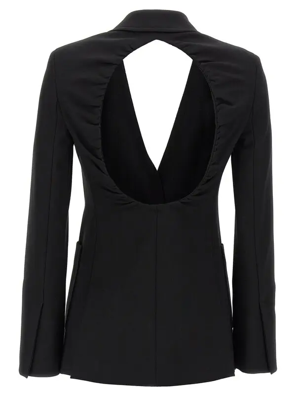 Max Mara Anagni Single-breasted Blazer With Cutout Detail