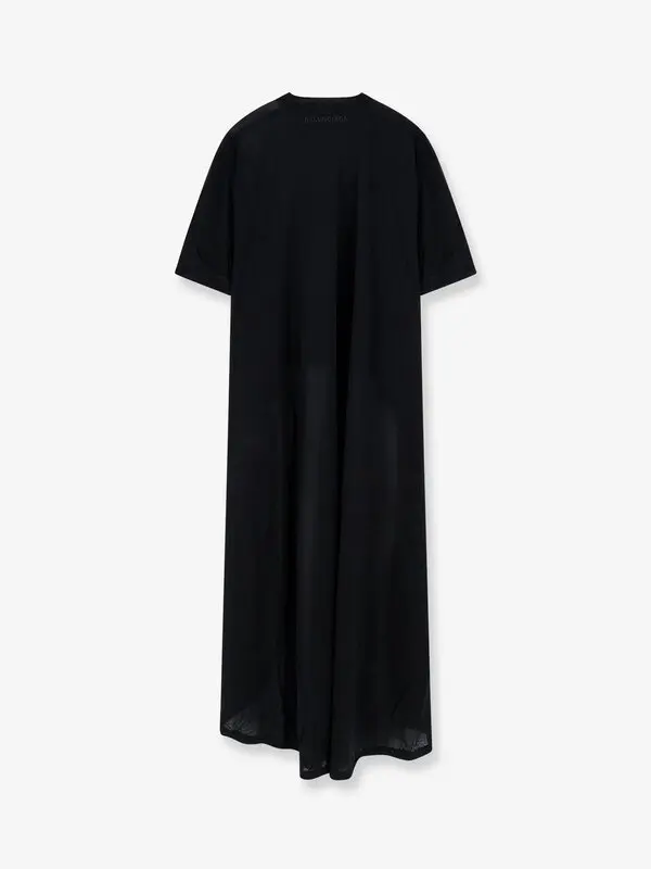 Balenciaga Crewneck Long Jersey T-shirt Dress
